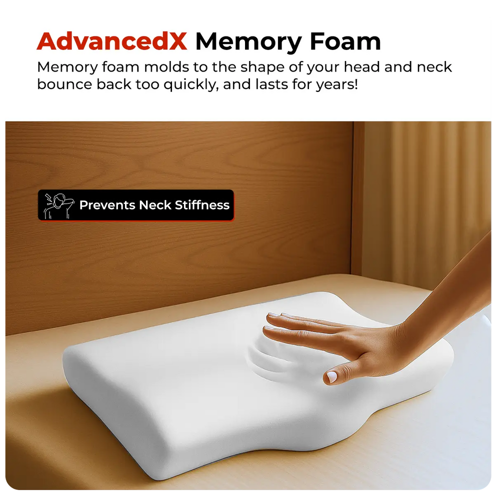 Ultimate Bed Pillow with AdvancedX Orthopedic Memory Foam - – Trajectory