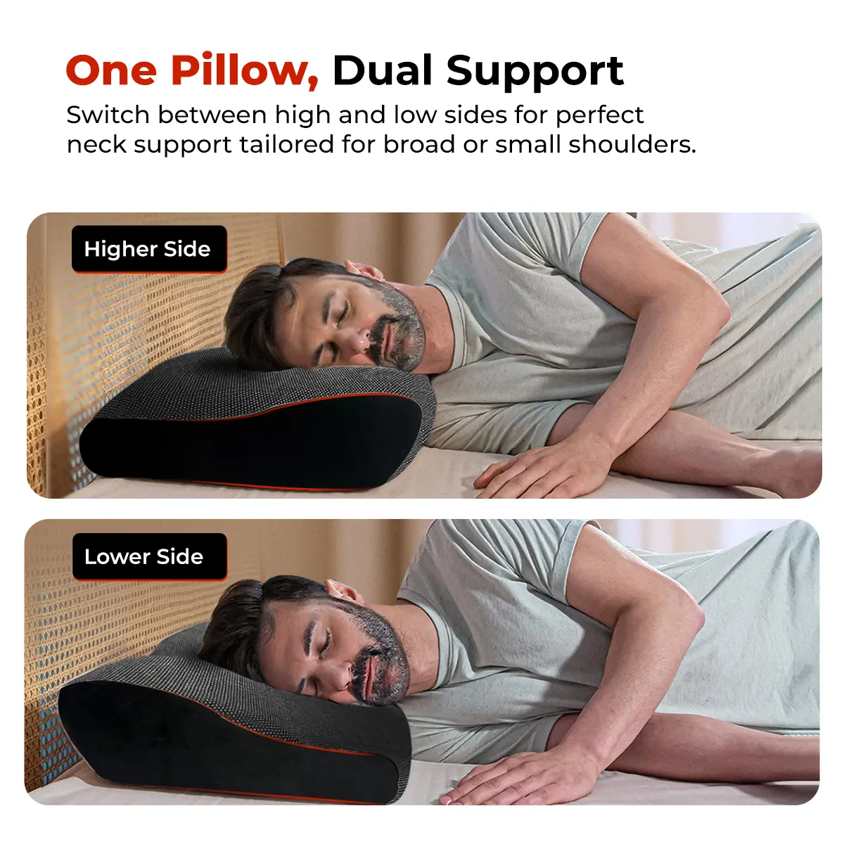 Ultimate Bed Pillow with AdvancedX Orthopedic Memory Foam - – Trajectory